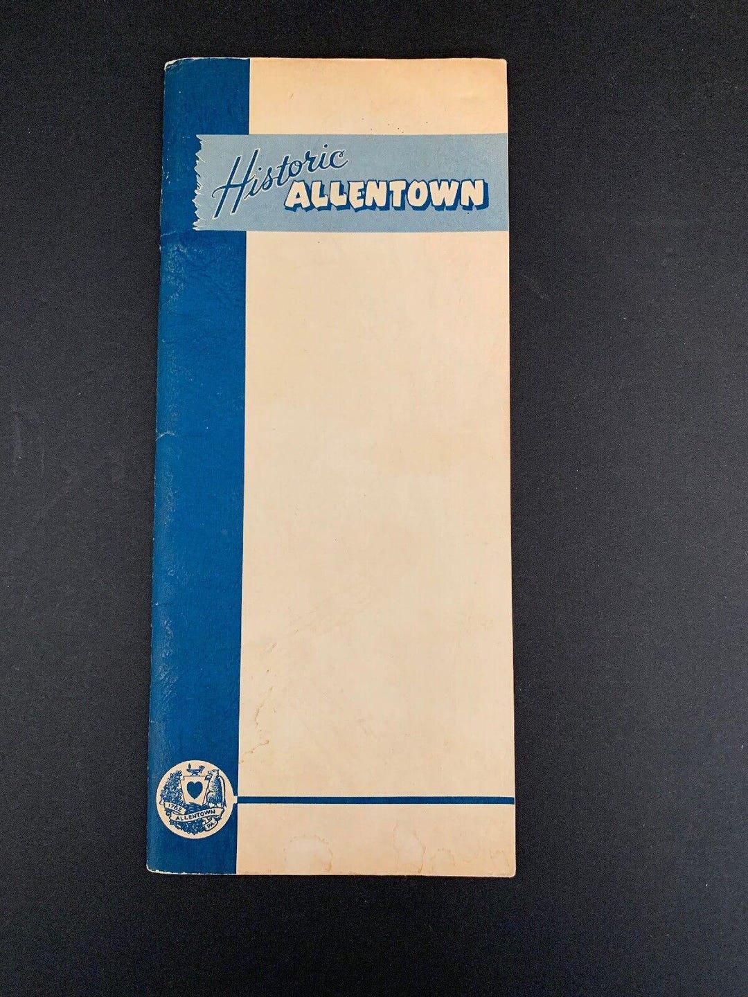 Vintage Historic Allentown Pamphlet Advertising Trexler Funeral ...