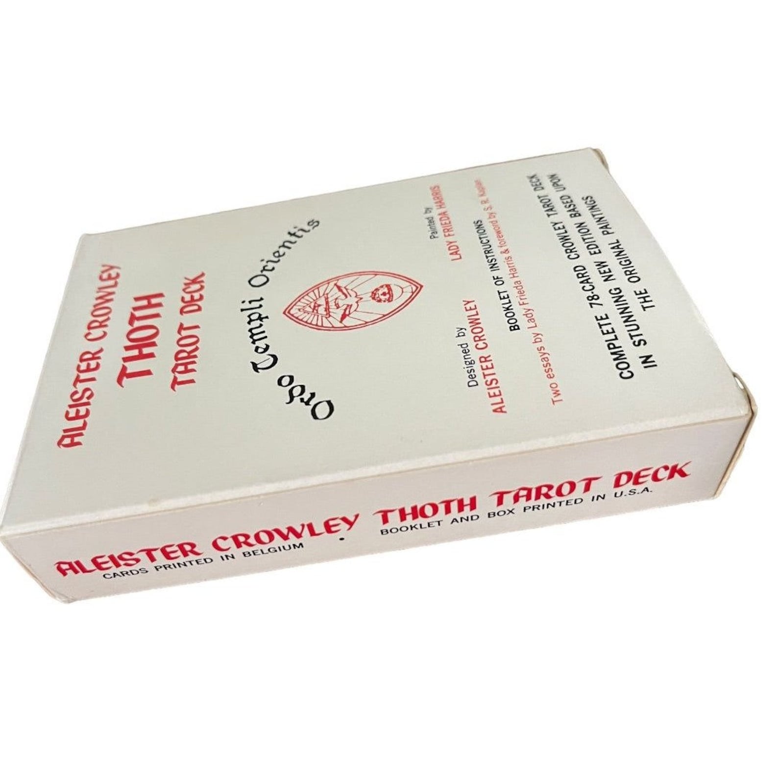 Aleister Crowley Thoth Tarot Deck Ordo Templi Orientis Large Cards ...