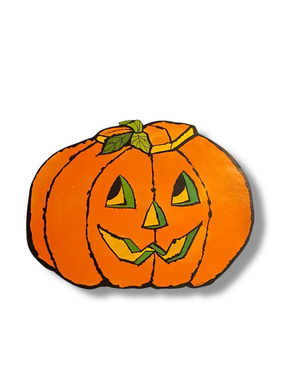 Vintage Eureka Cutout Pumpkin Jack O Lantern Halloween Fall 8.5" - Etsy