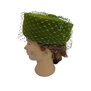 Vintage 1950s Black Velvet Bow Face Veil Nettting Embellished - Etsy