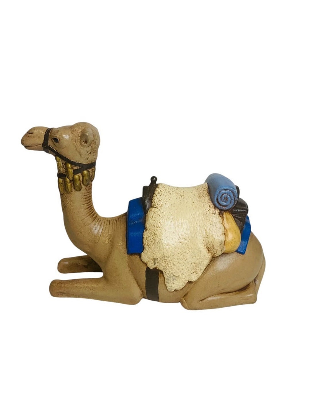 Handpainted Ceramic 1980s Nativity Figurine Camel Sitting 9"l X 6"h - Etsy
