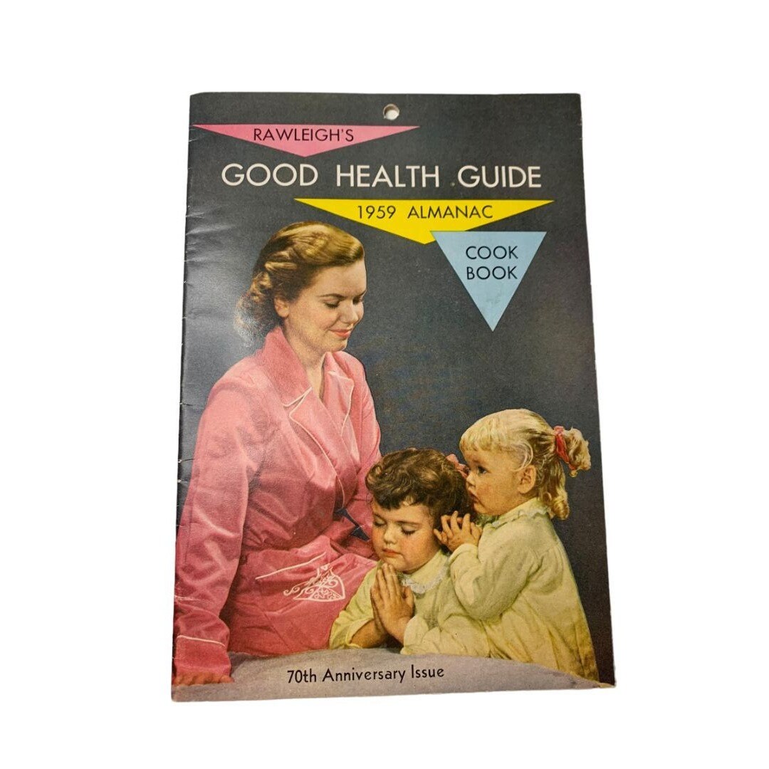 Rawleigh's 1959 Almanac Good Health Guide Cook Book Pamphlet 70th ...
