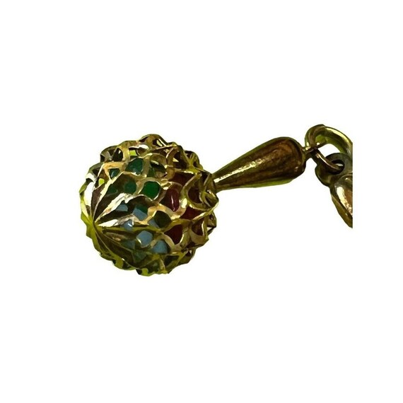14k Gold Vintage Maracas Pendant Charm Stone Shakers … - Gem