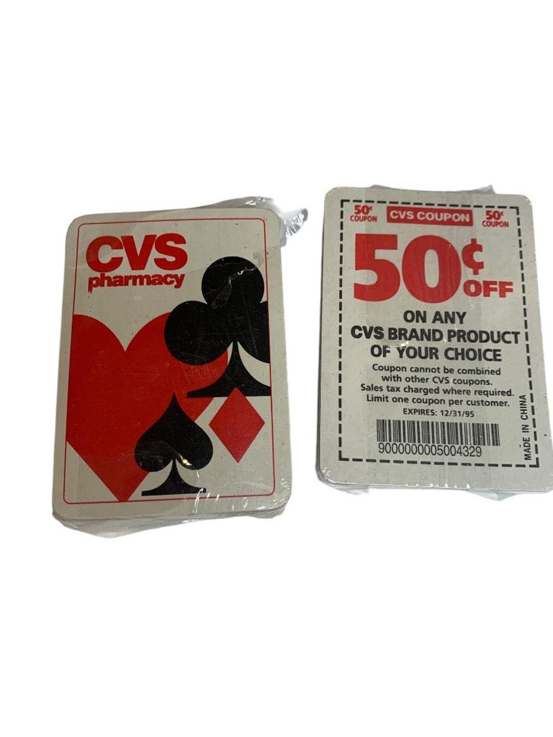 1990s Vintage Sealed CVS Playing Cards Set of 2 - Etsy