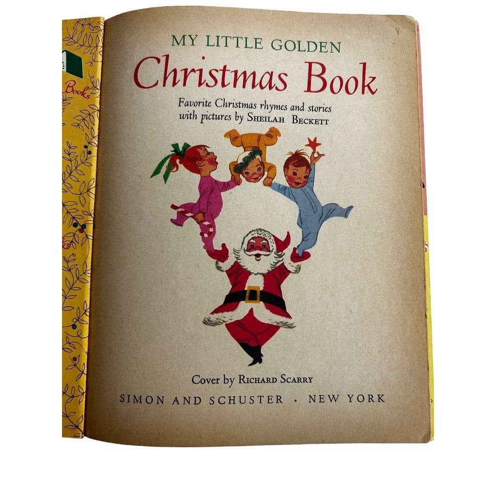 Lot of 3 Vintage A Little Golden Book Christmas Bullwinkle Baby - Etsy