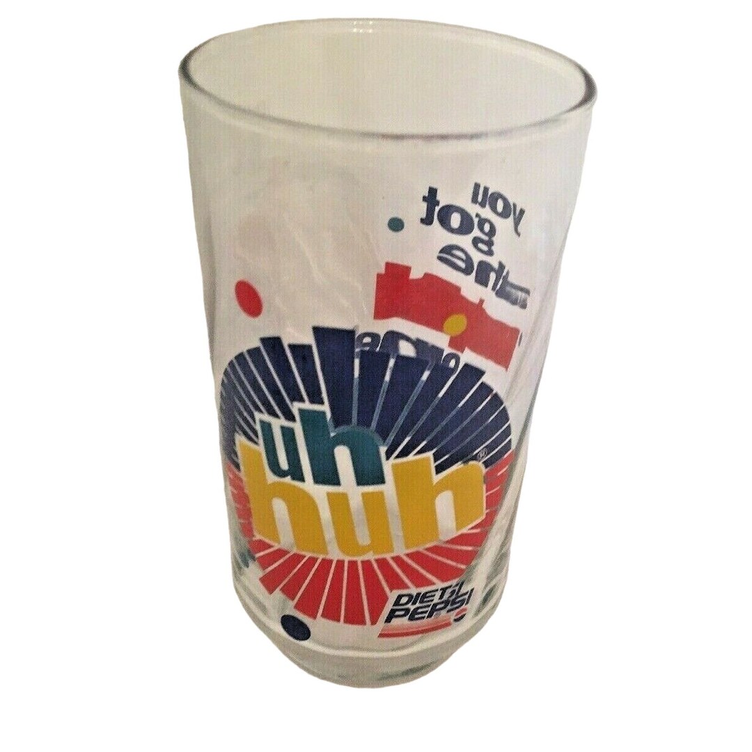 Vintage Diet Pepsi Glass Ray Charles Campaign You Got the Right One Uh ...