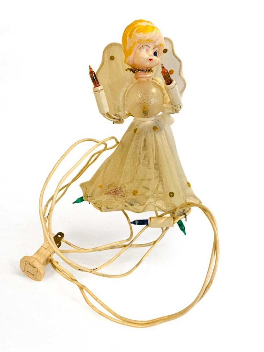 Midcentury Plastic Angel Tree Topper Christmas Holiday 7 Inch - Etsy