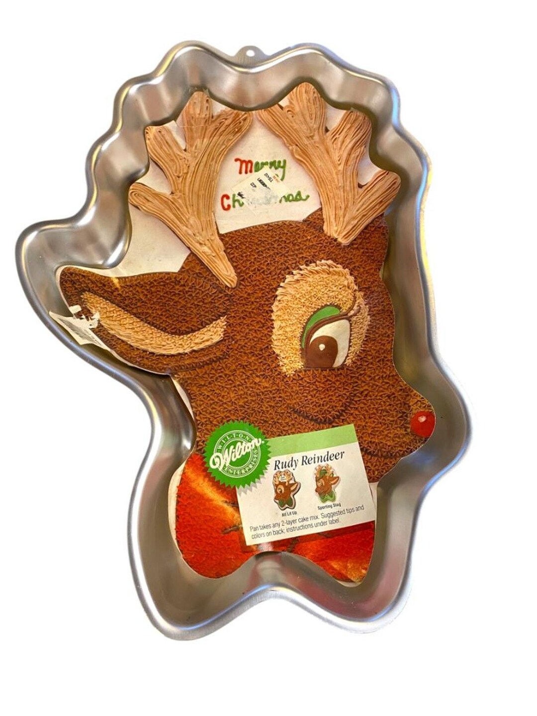 1988 Wilton Rudy Reindeer Cake Pan Mold Christmas 2105-1224 - Etsy