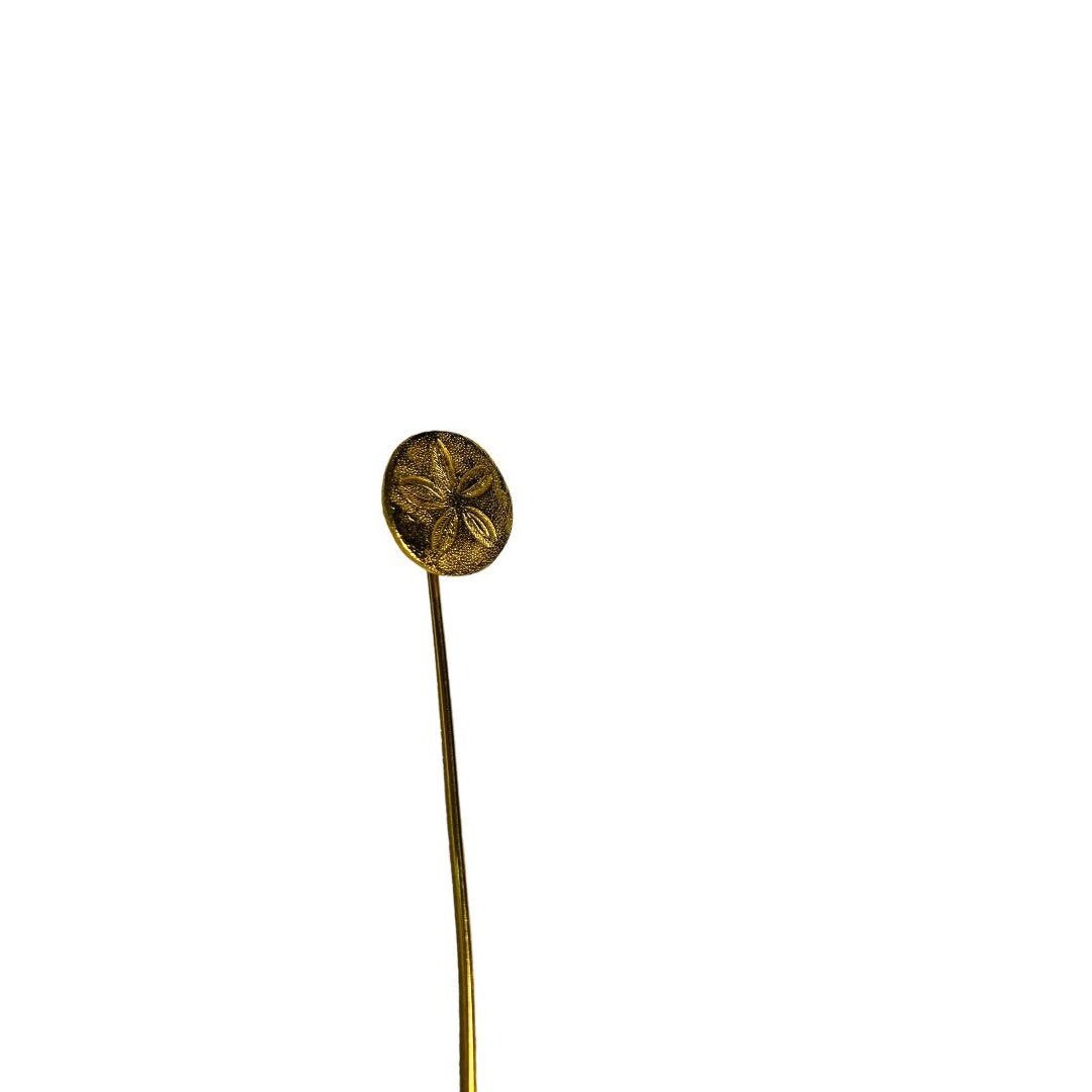 Signed Trifari Vintage Sand Dollar Stick Pin 2.8 Vintage Goldtone - Etsy