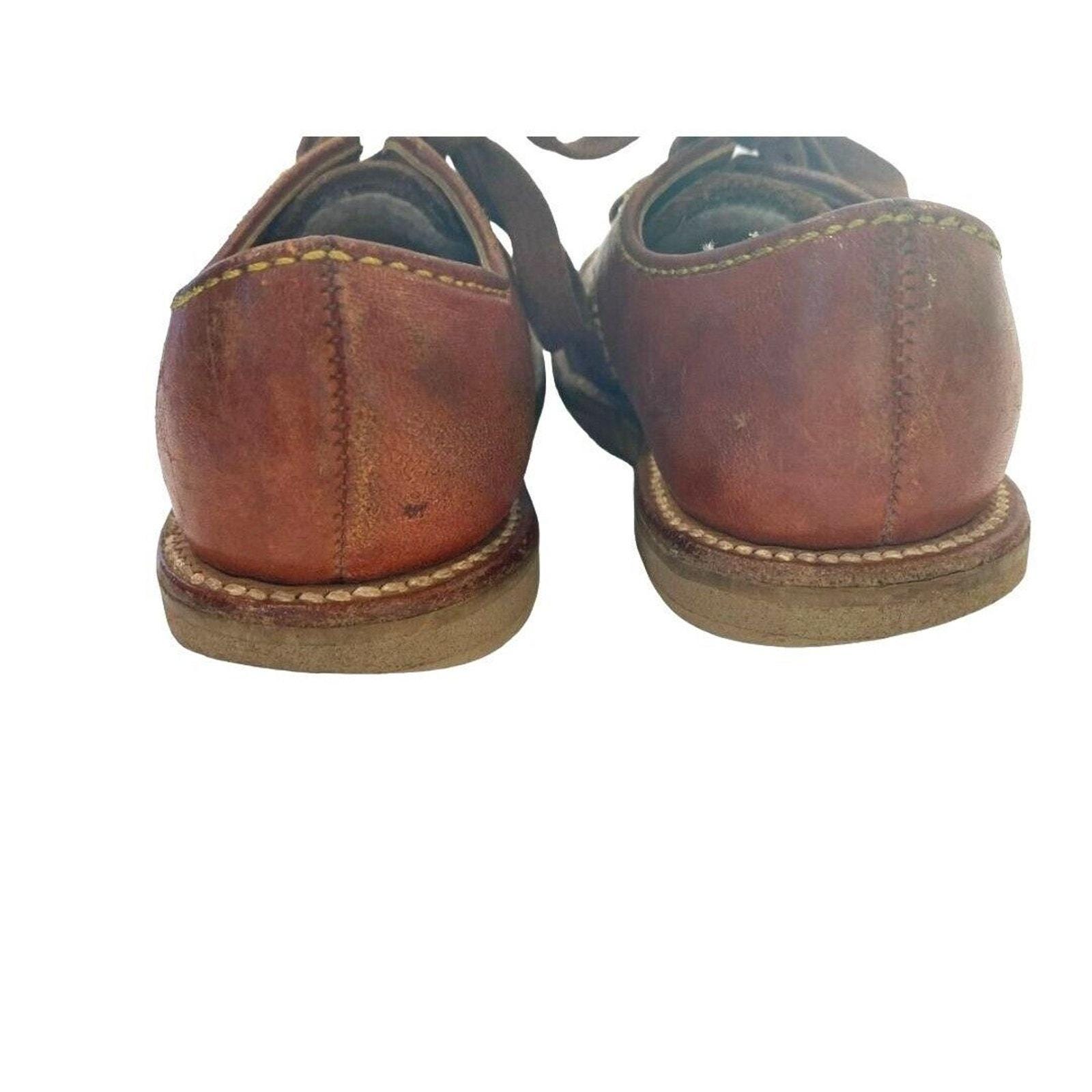 Vintage Buster Brown Brown Kids Shoes Leather Lace up Dress 2 Toddler ...