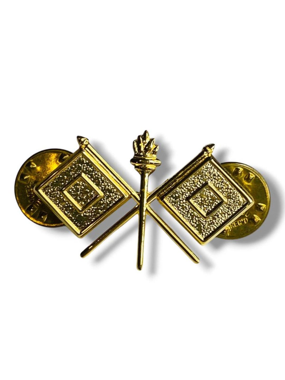 WW2 US Army Signals Collar Goldtone Pin Backed 1.25" - Etsy