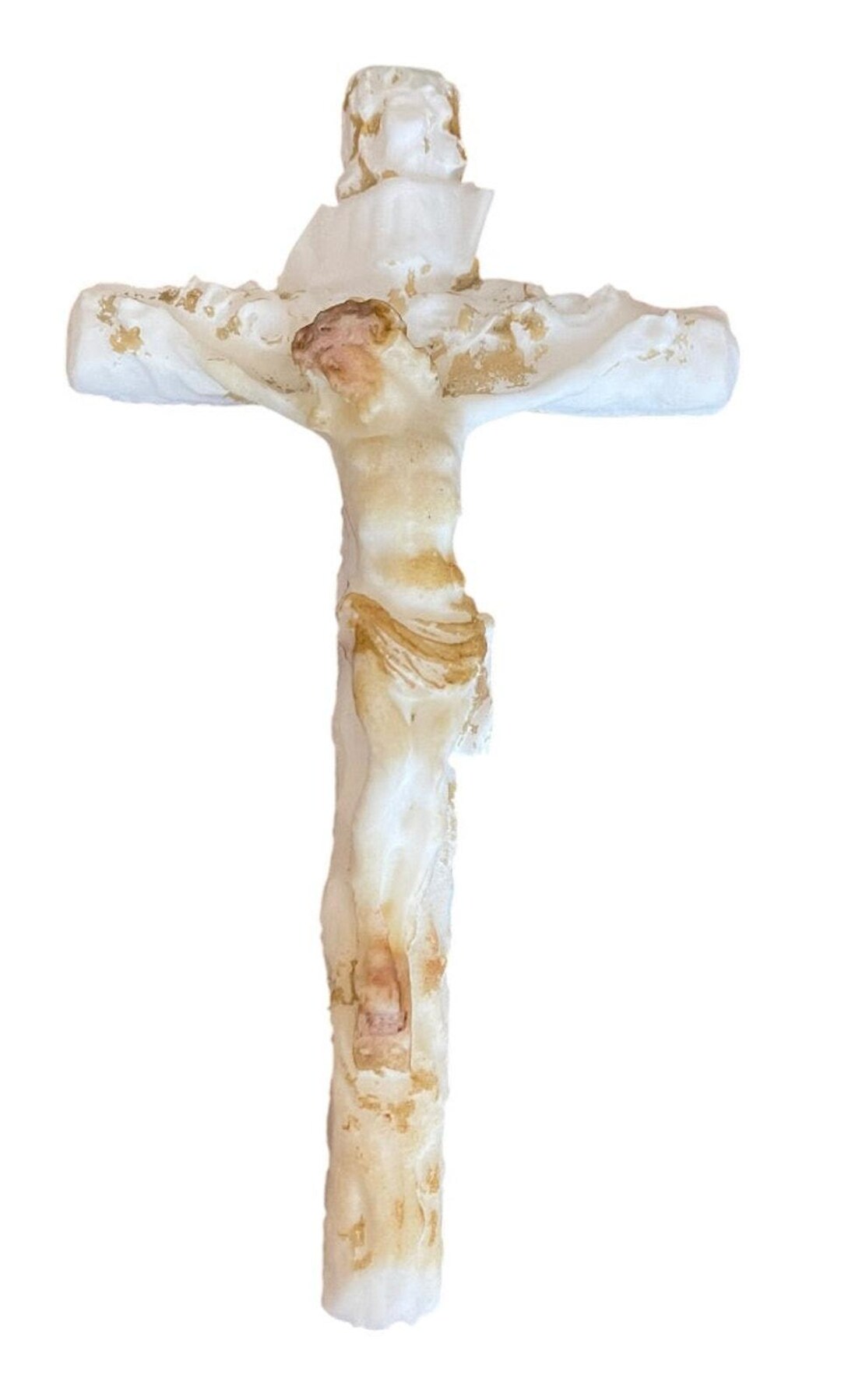 Unique Plaster Mold Crucifix Jesus on the Cross 13.5 X 7.5" - Etsy