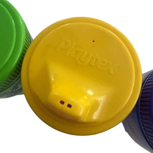 Playtex Spill Proof Big Sipster Sippy Cup Purple Green Blue Space Cars ...