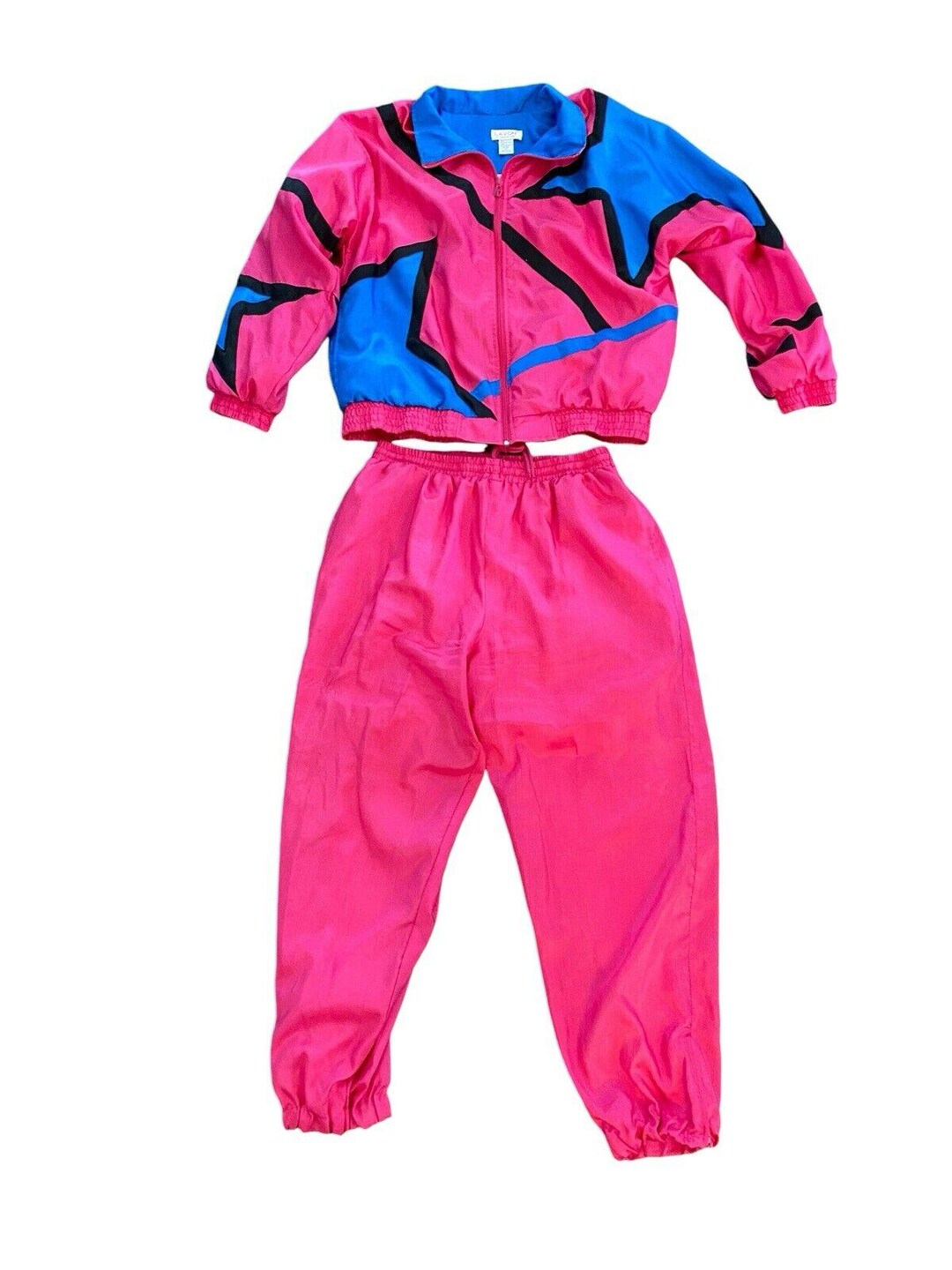 XL Vintage Lavon Tracksuit 90s Windbreaker Set Track Pants Lined Womens ...