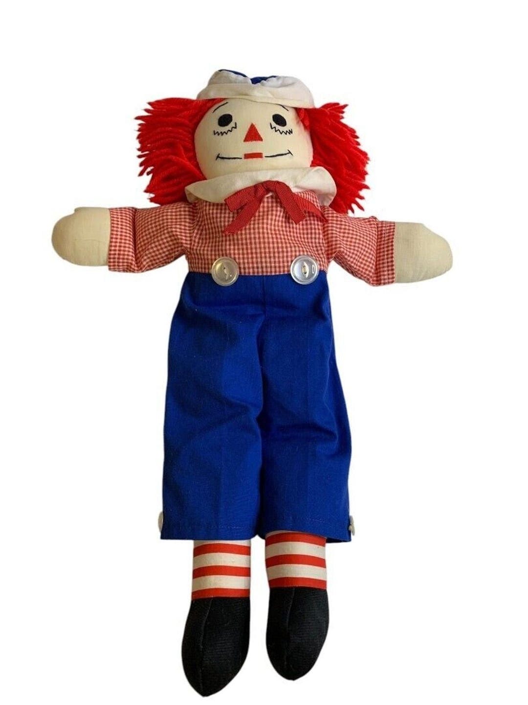 Vintage Raggedy Andy Doll 19 Inch Traditional Look Handmade ? - Etsy