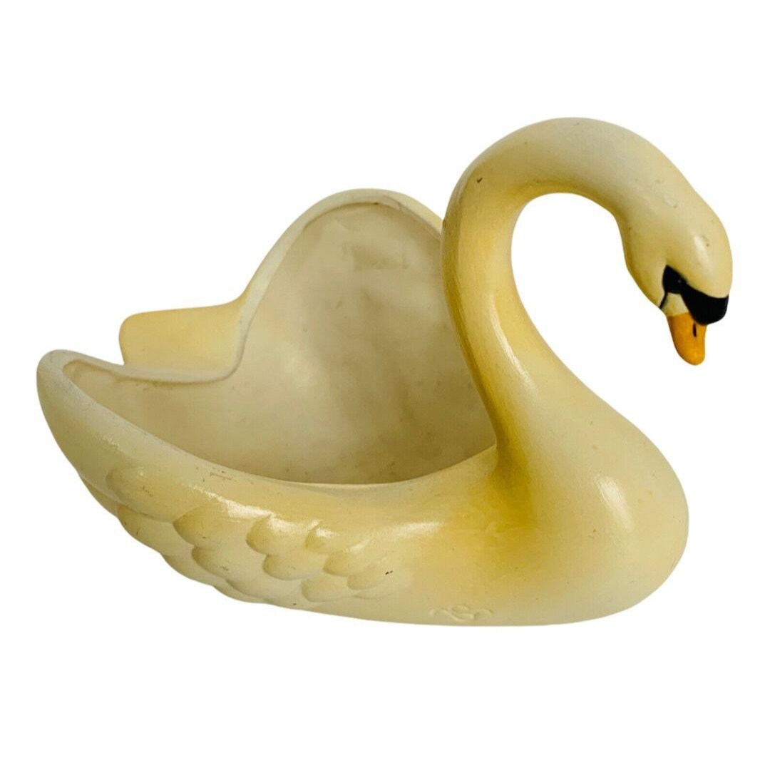 Vintage Midcentury Yellow Swan Candy Nut Dish 5"h X 6"l - Etsy