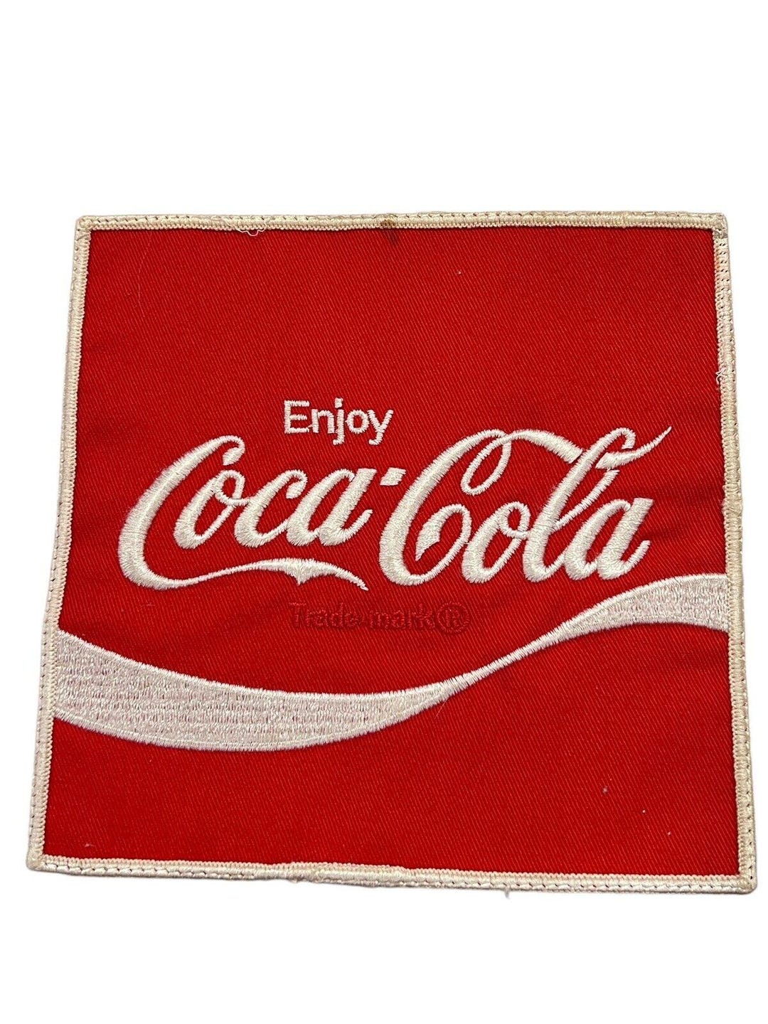 Vintage Coca Cola Coke 6" Jacket Patch Embroidered Square Spot - Etsy