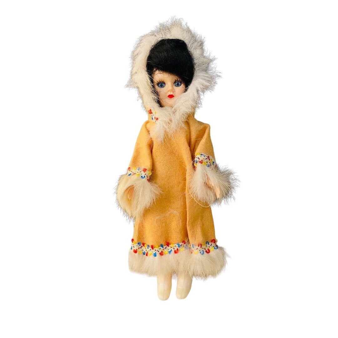 1960s ARCO Miss Alaska Eskimo Dolls of the World Set Sleep Awake Eyes 8 ...
