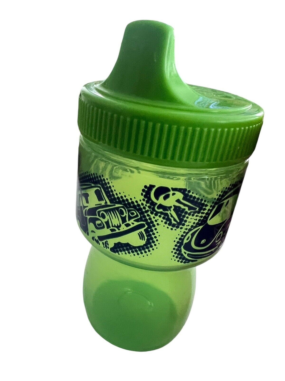 Playtex Spill Proof Big Sipster Sippy Cup Purple Green Blue Space Cars ...