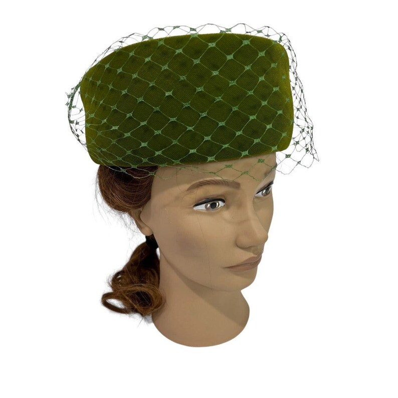 Vintage 1950s Black Velvet Bow Face Veil Nettting Embellished - Etsy