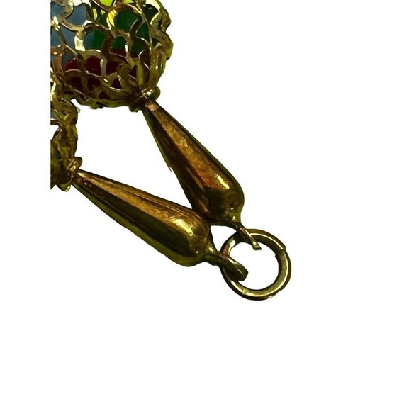 14k Gold Vintage Maracas Pendant Charm Stone Shakers … - Gem