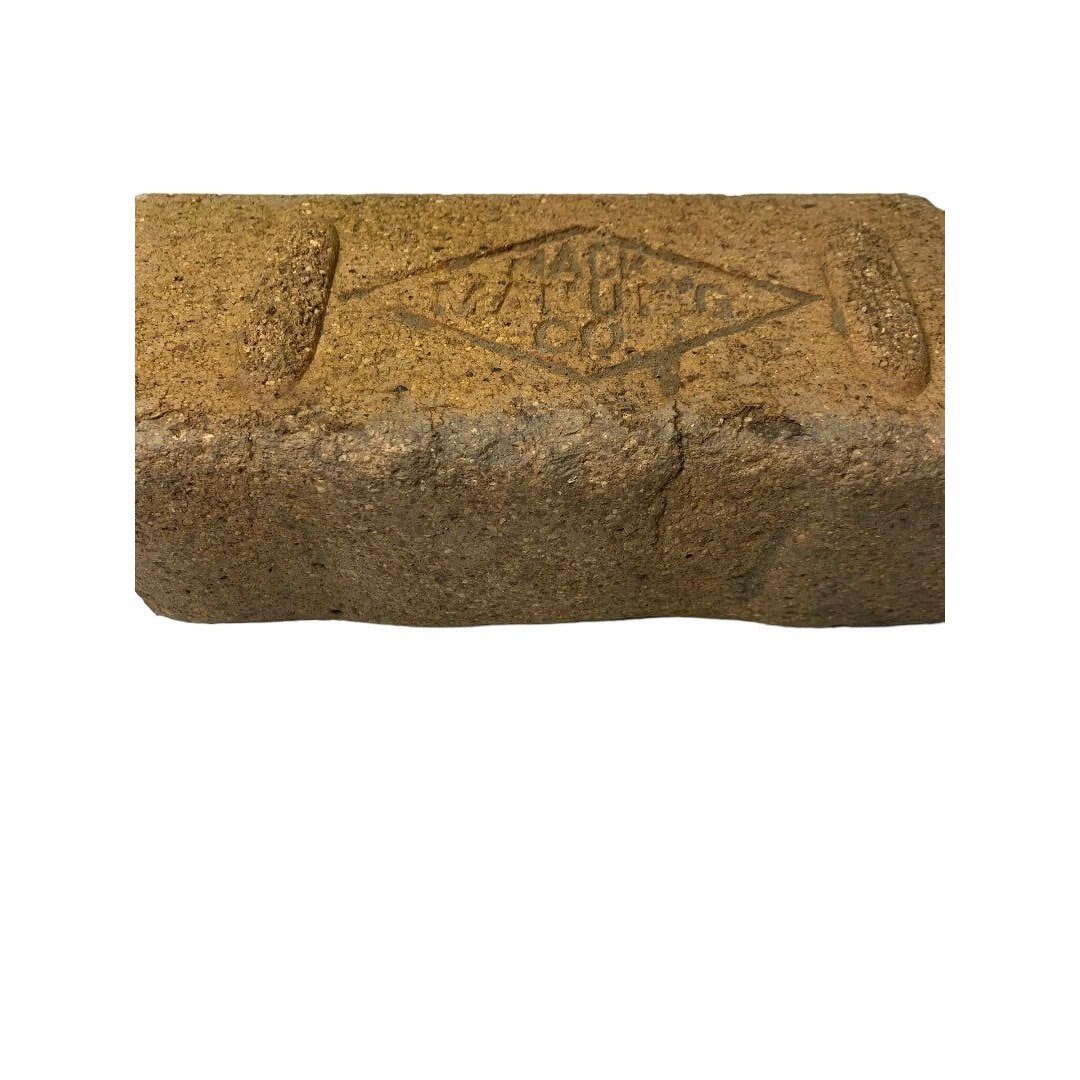 Antique Fire Brick Salvage "mack MANUFG Co" Circa 1900 9.2" X 2.9" X 3. ...