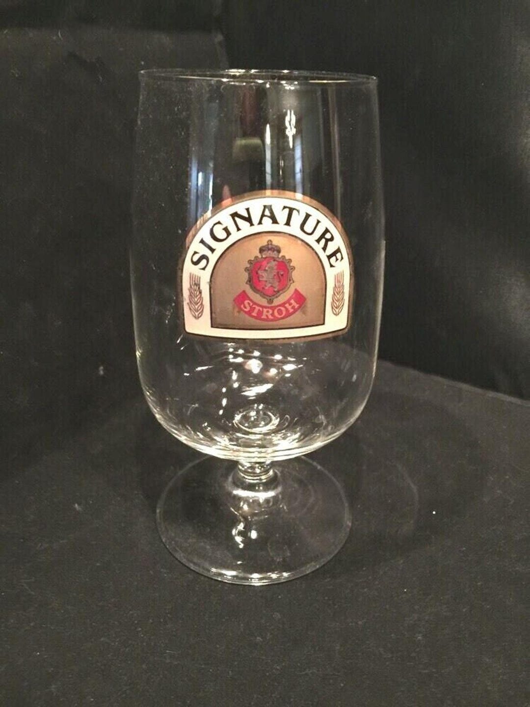 Stroh Signature New Pedestal Beer Glass Rastal Germany Vintage - Etsy