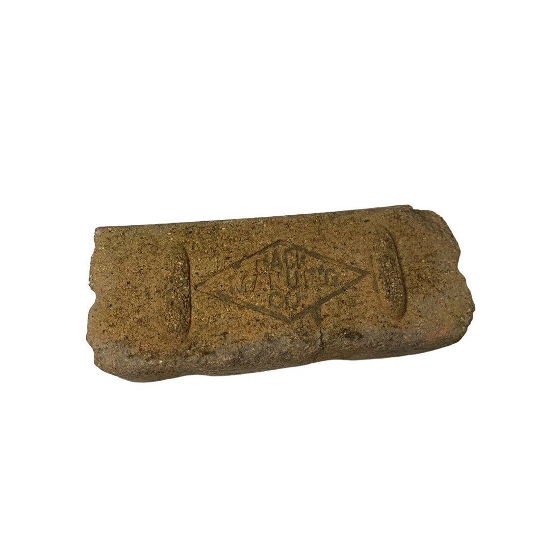 Antique Fire Brick Salvage "mack MANUFG Co" Circa 1900 9.2" X 2.9" X 3. ...