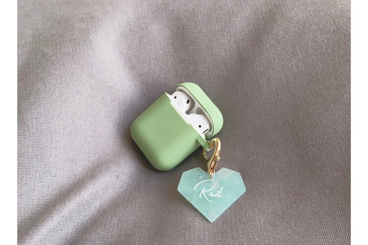 Custom airpod casepersonalized airpods case heartcustom name | Etsy
