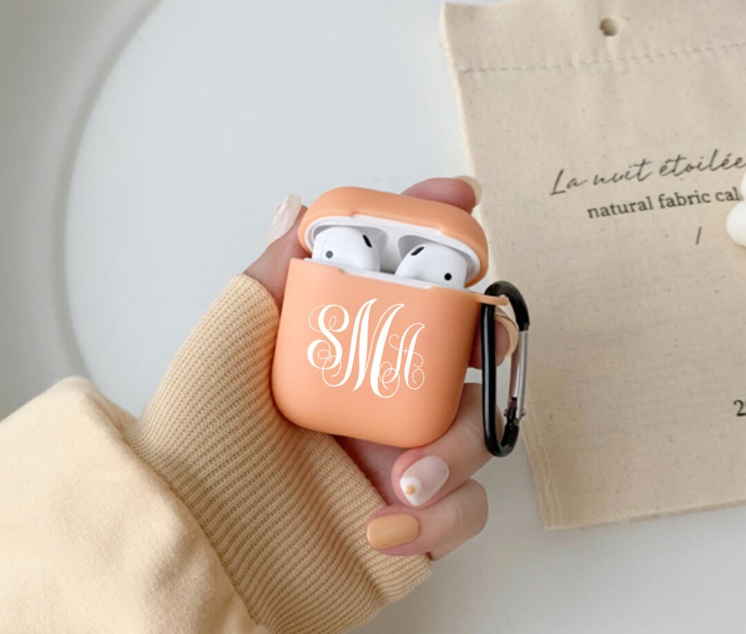 Custom AirPod Case,personalized Airpods Case,monogram Silicone Airpods ...
