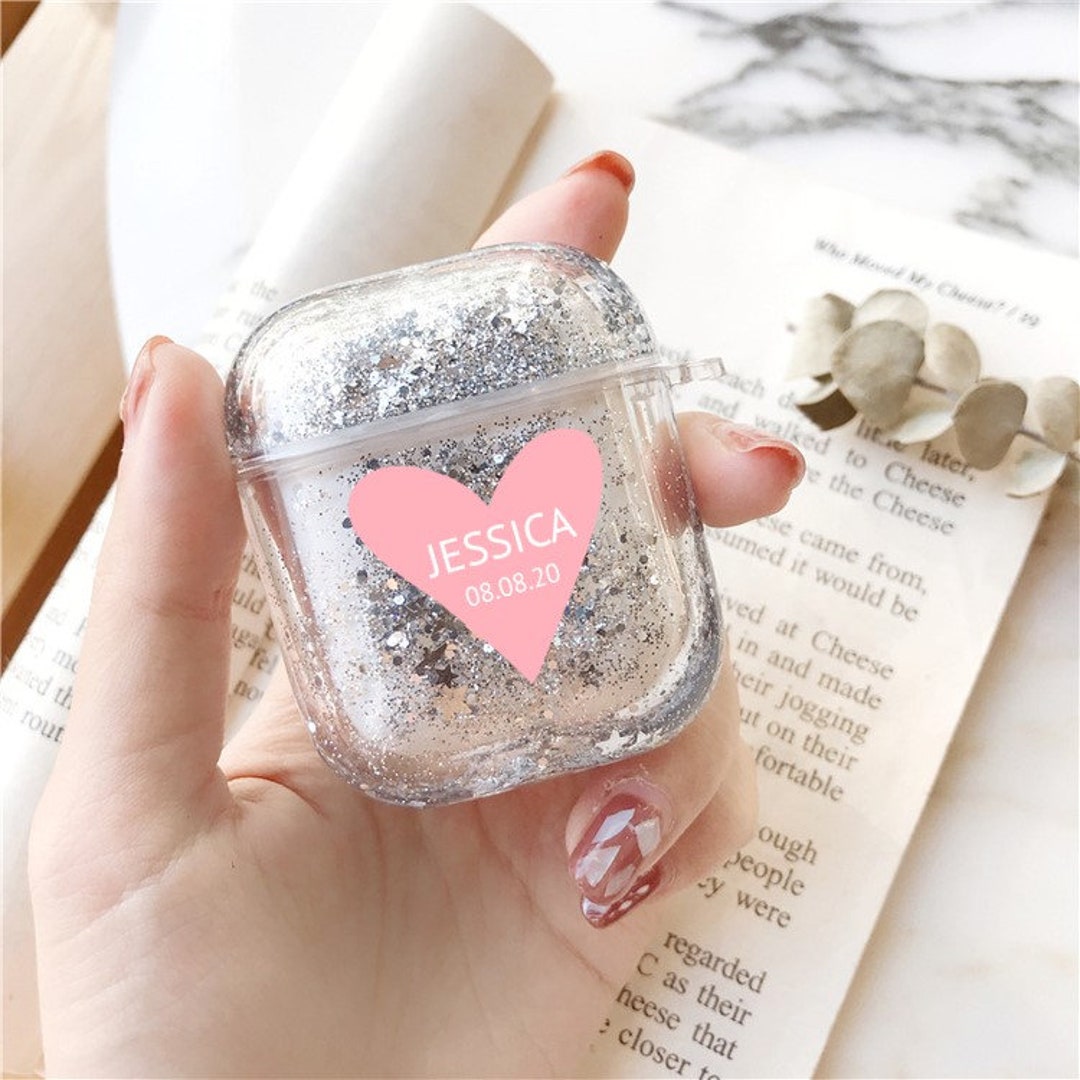 AirPod Case Customized Name Glitter Case,personalized Airpods Pro ...