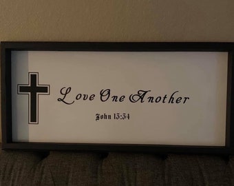 Love One Another Print, Wall Art, Love One Another Sign, Farmhouse Home ...