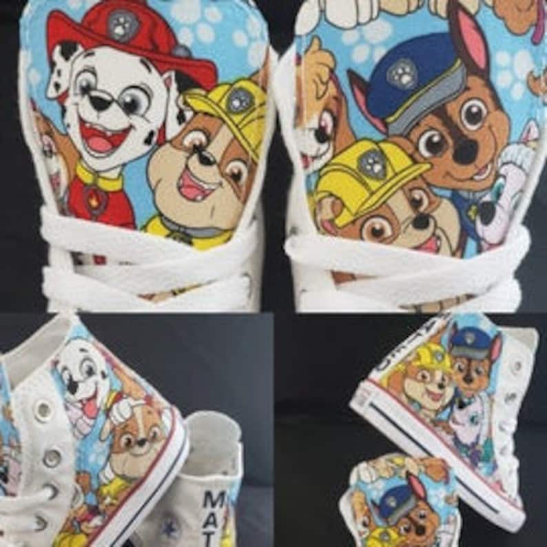 Custom Paw Patrol Converse Shoes - Etsy