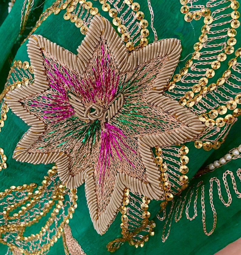 Antique Wall Decor Embroidered Silk Antique Embroidery - Etsy