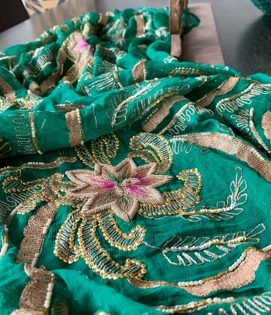 Antique Wall Decor Embroidered Silk Antique Embroidery - Etsy