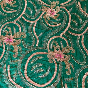 Antique Wall Decor Embroidered Silk Antique Embroidery - Etsy