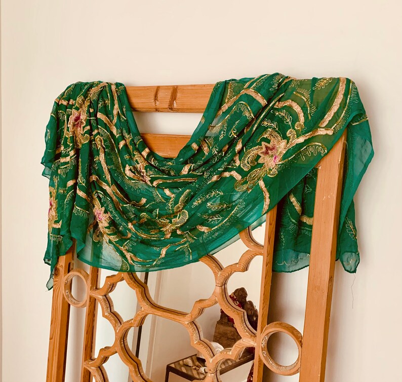 Antique Wall Decor Embroidered Silk Antique Embroidery - Etsy