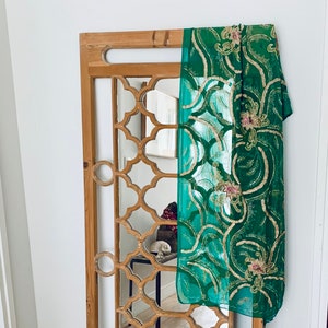 Antique Wall Decor Embroidered Silk Antique Embroidery - Etsy