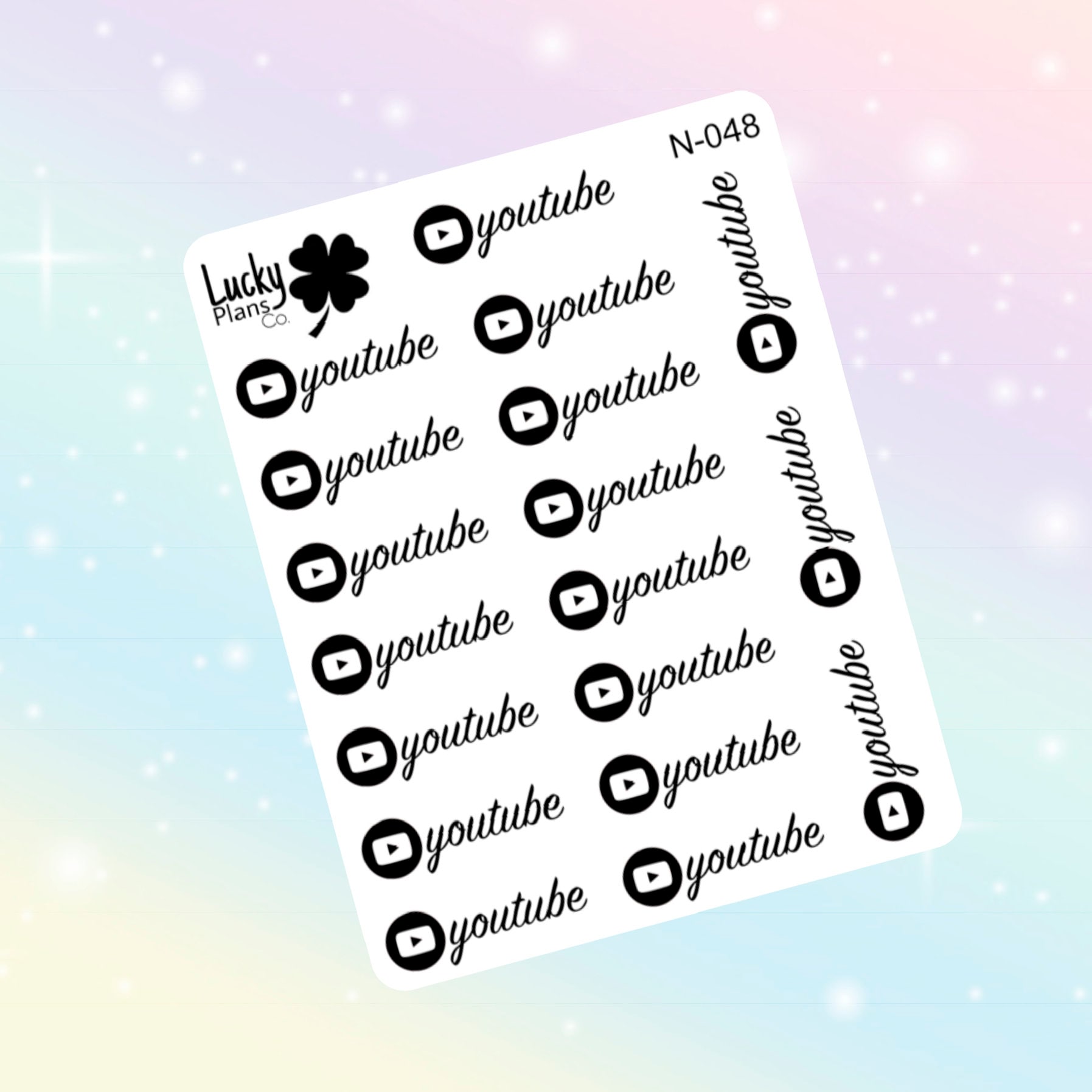 Youtube Stickers - Etsy