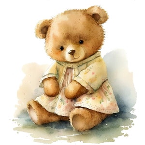 High-quality Teddy Bear Clipart - Digital Download for Craft Projects ...