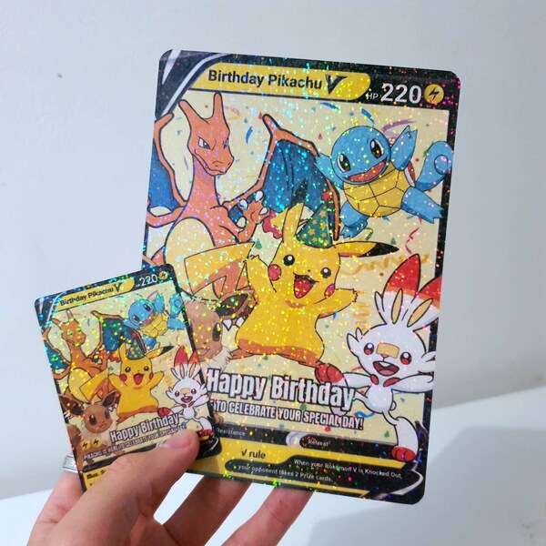 Jumbo Custom Birthday Card - Etsy