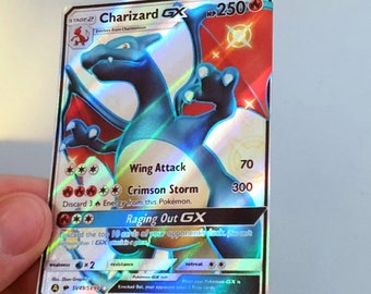 Holo & Non-holo 11x Custom Made Pok\u00e9mon Cards Charizard Full Art ...