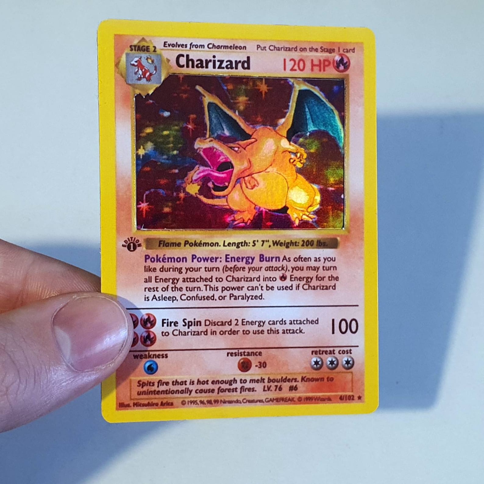 Holo 1a edición Charizard Shadowless Custom Made Pokemon | Etsy Holo 1a edición Charizard Shadowless Custom Made Pokemon | Etsy