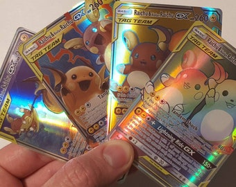 Rainbow Raichu Gx | Etsy Ireland