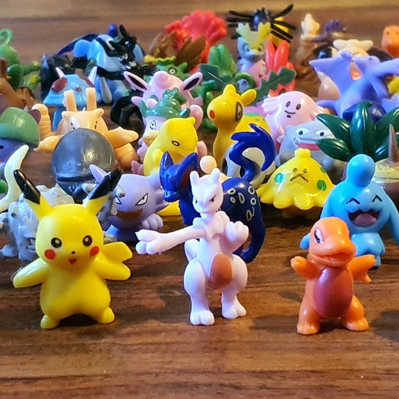 Pokemon Figures Mini Toys PVC 24 144 pcs | Etsy