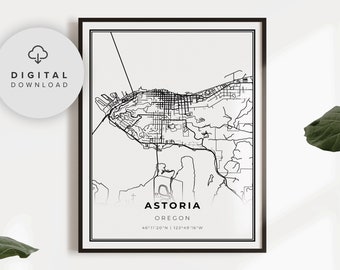 Columbia River & Astoria Oregon Historical Map 1948 Nautical - Etsy