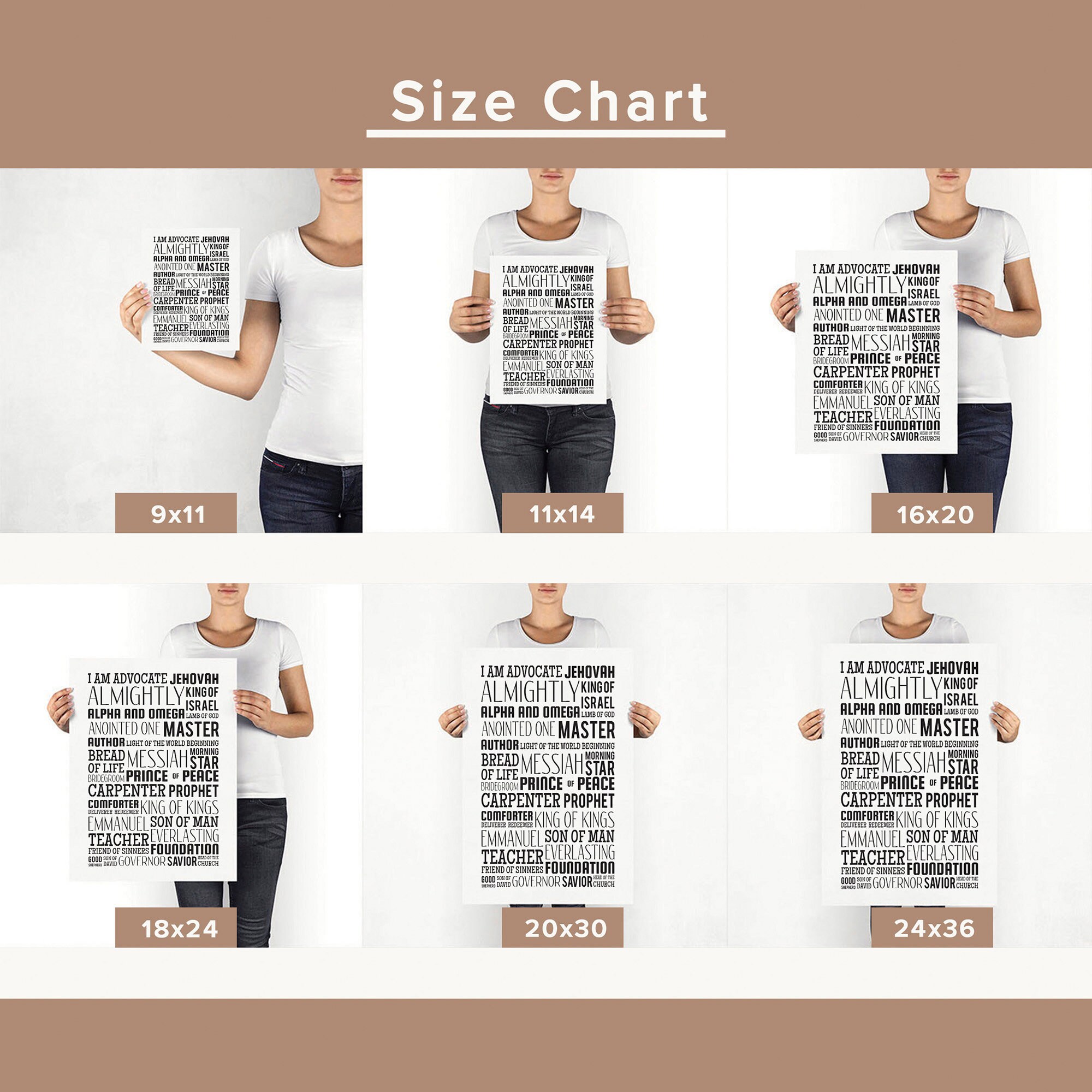 Names of God Jesus Wall Art Printable Bible Verse Poster - Etsy