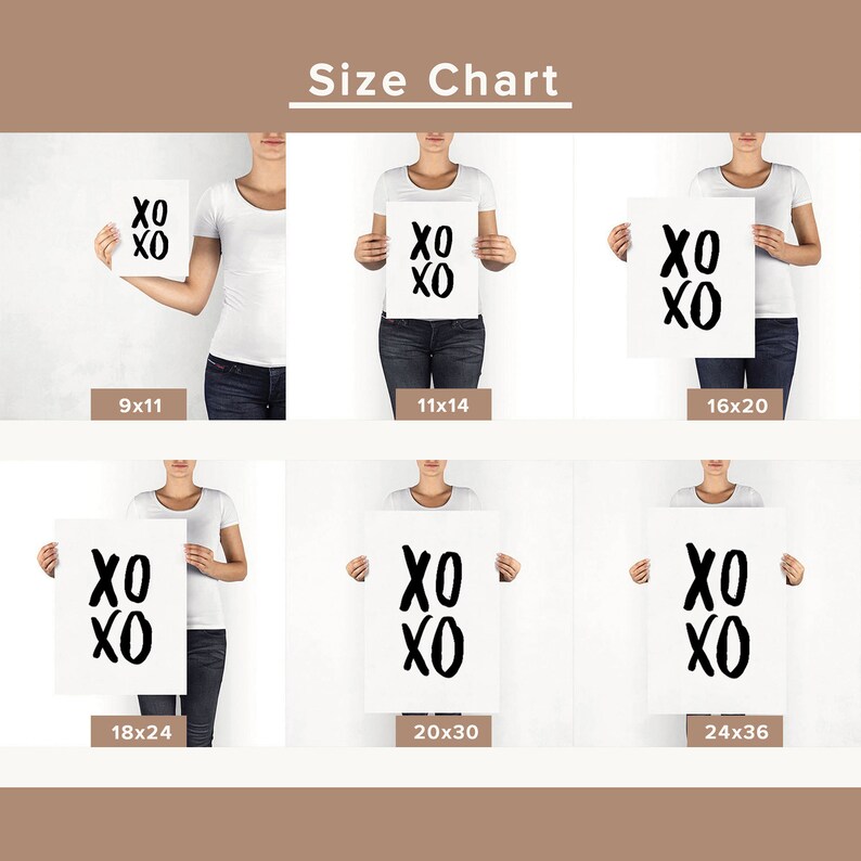 Xoxo Print Printable Poster Typography Modern Poster Wall - Etsy