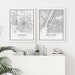 Norman Oklahoma Map Art Print, City Street Map (digital Download ...
