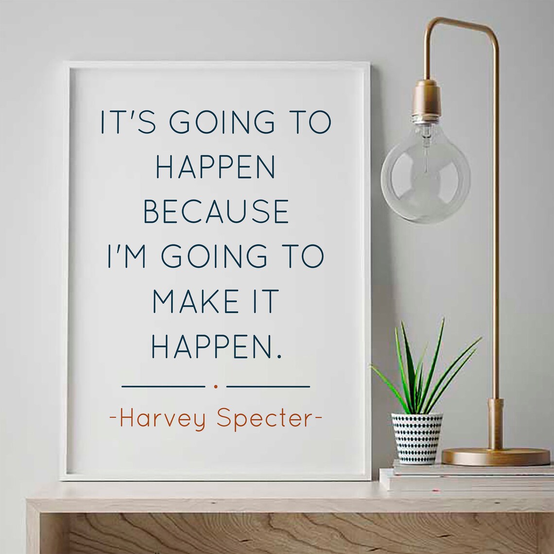 Harvey Specter Poster Printable Harvey Specter Quote Suits | Etsy